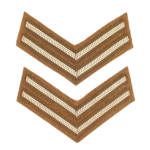 British WW2 and WW1 Corporal Rank Stripes - Delware Trading BV